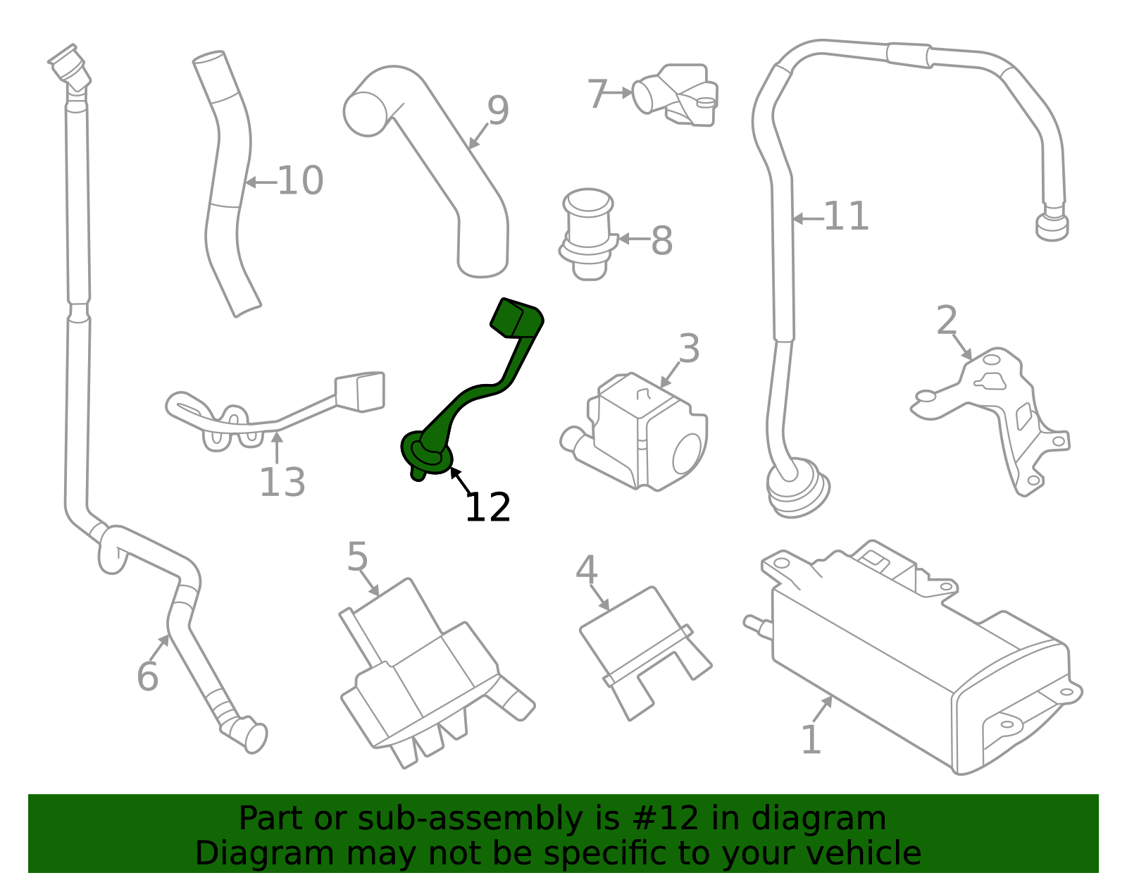 2019-2025 Subaru Oxygen Sensor 22690AB09A | OEM Parts Online
