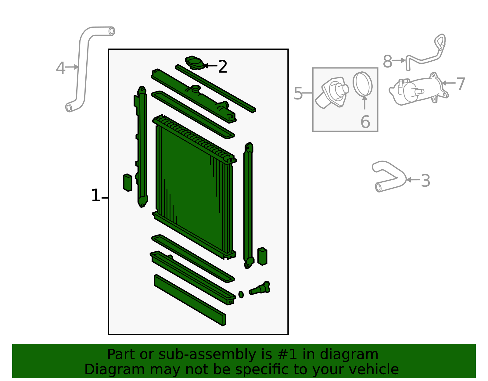 16400-0S010 - Radiator Assembly - 2007-2014 Toyota | OEM Genuine Toyota ...