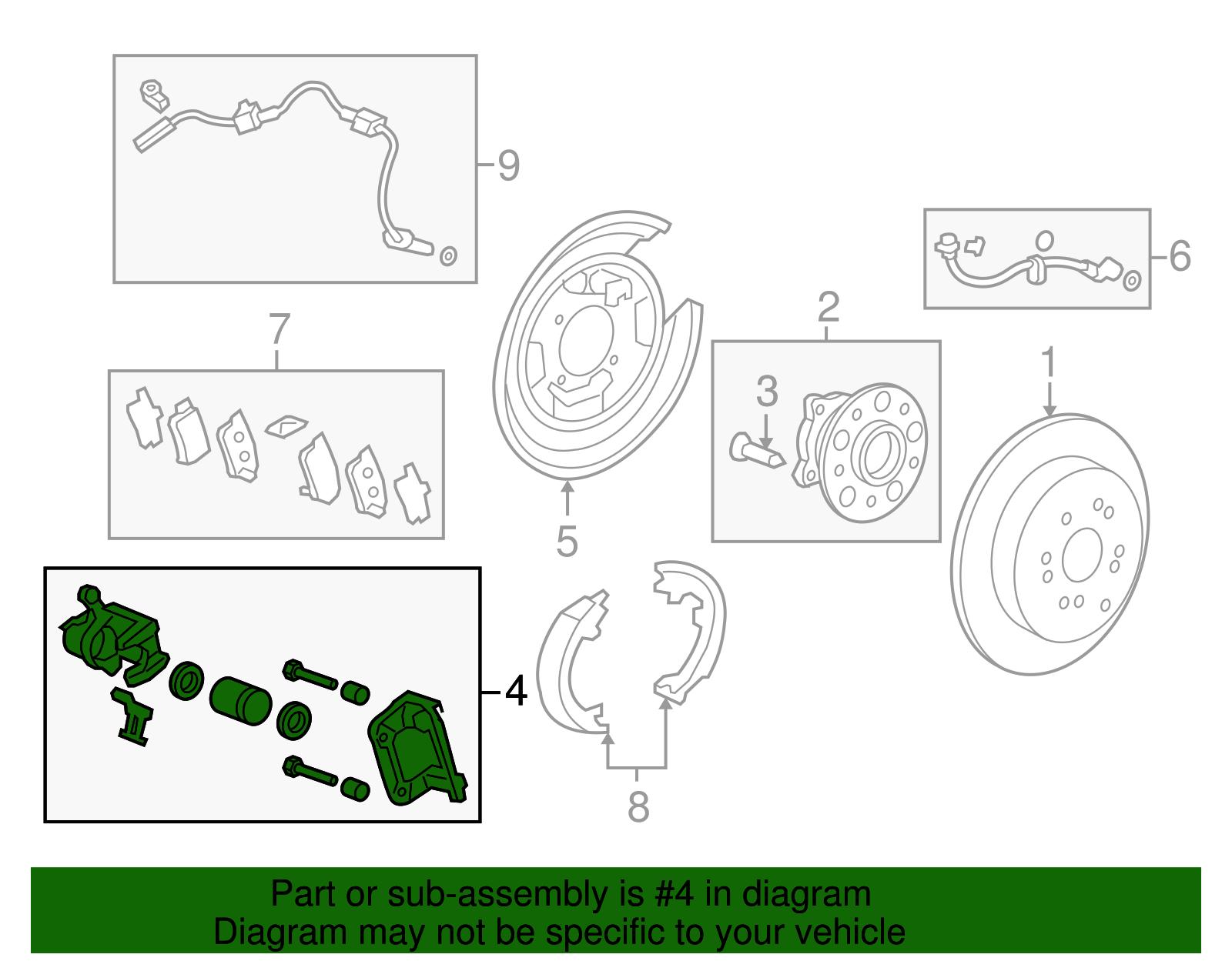 2012-2016 Honda Caliper 43018-T0G-A02 | OEM Parts Online