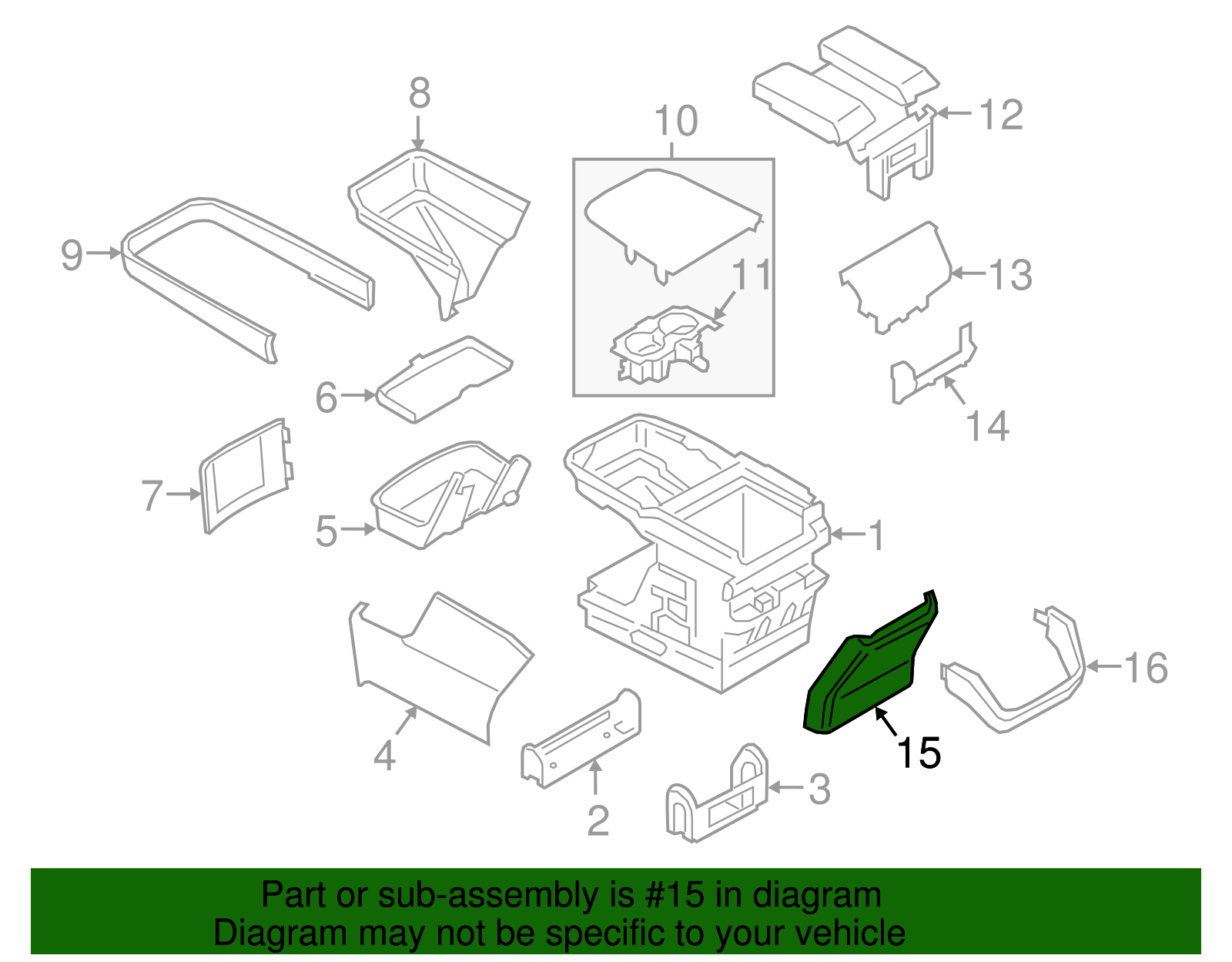 2022-2024 Lincoln Navigator | Rear Trim Panel | JL7Z-78045E24-AAN ...