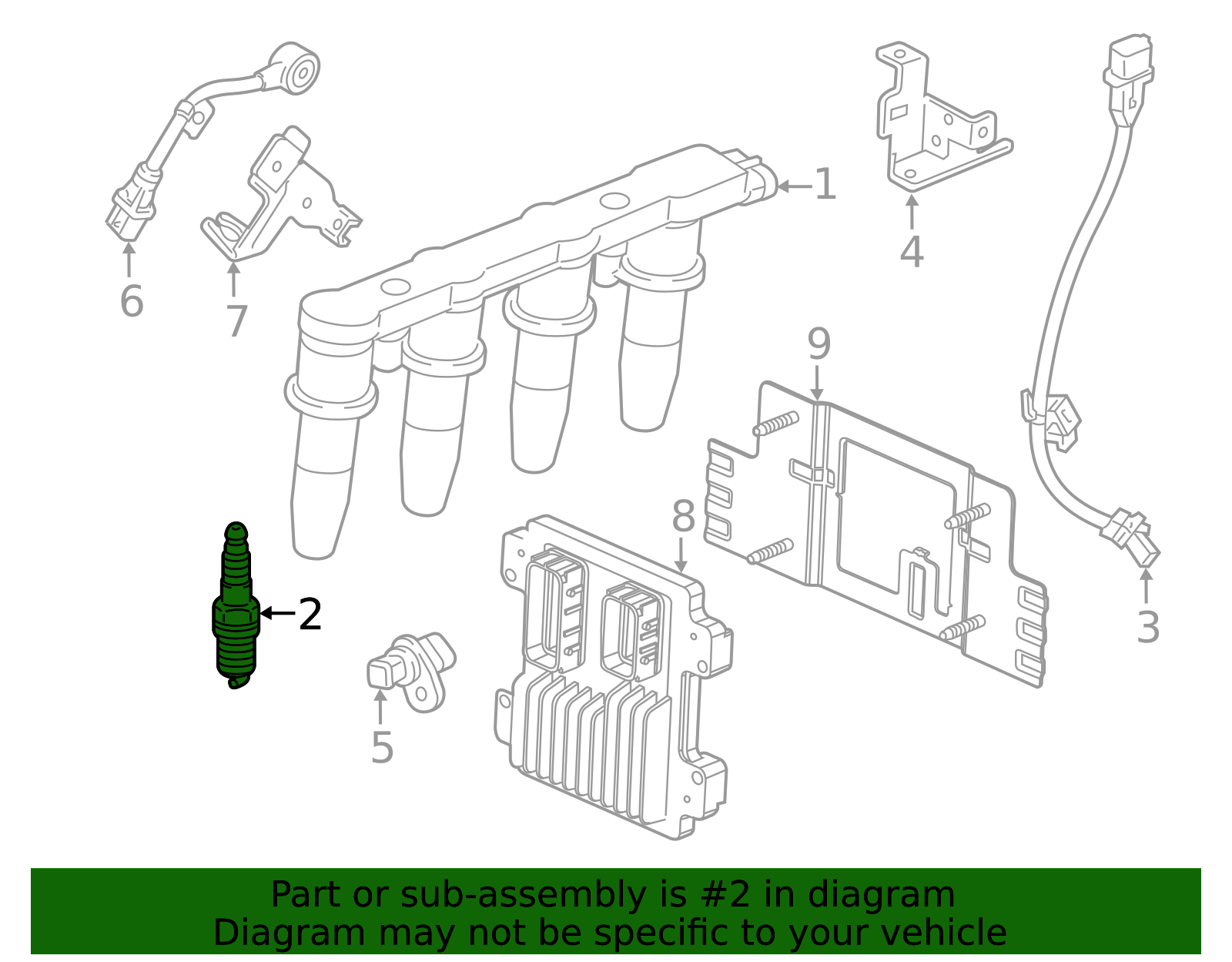 2011-2018 GM Spark Plug 12681655 | Prairie Parts Depot