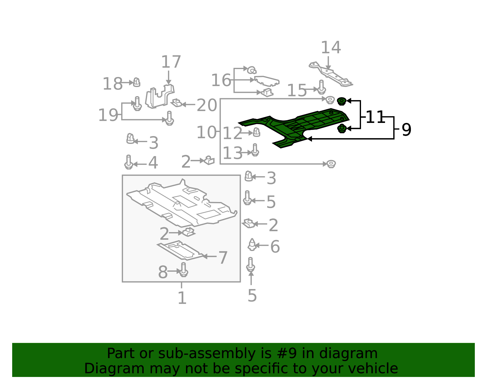 51442-53031 - High-Quality Radiator Support Splash Shield for 2008-2014 ...
