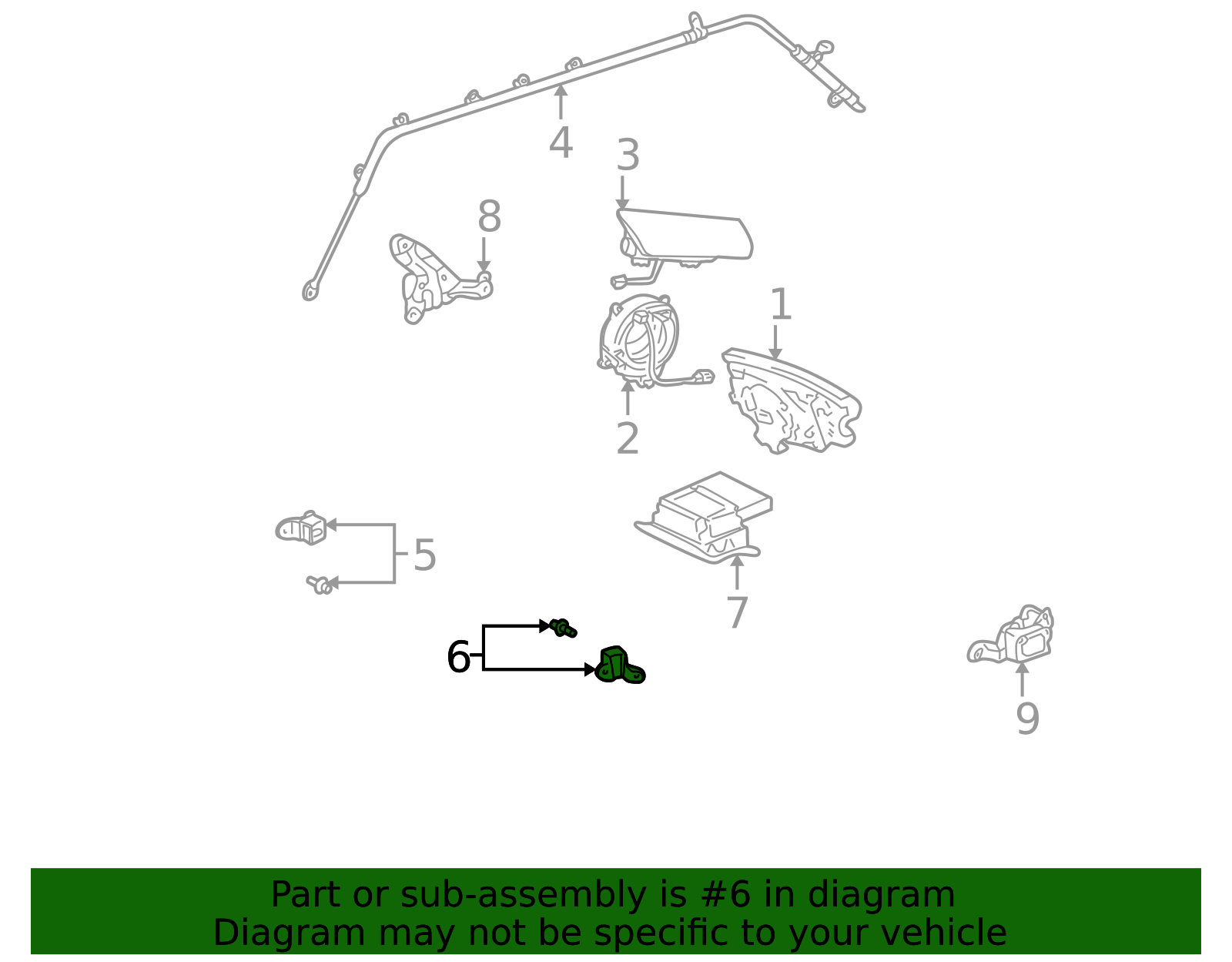 2005-2007 Toyota Front Sensor 89174-09040 | MotorMotor