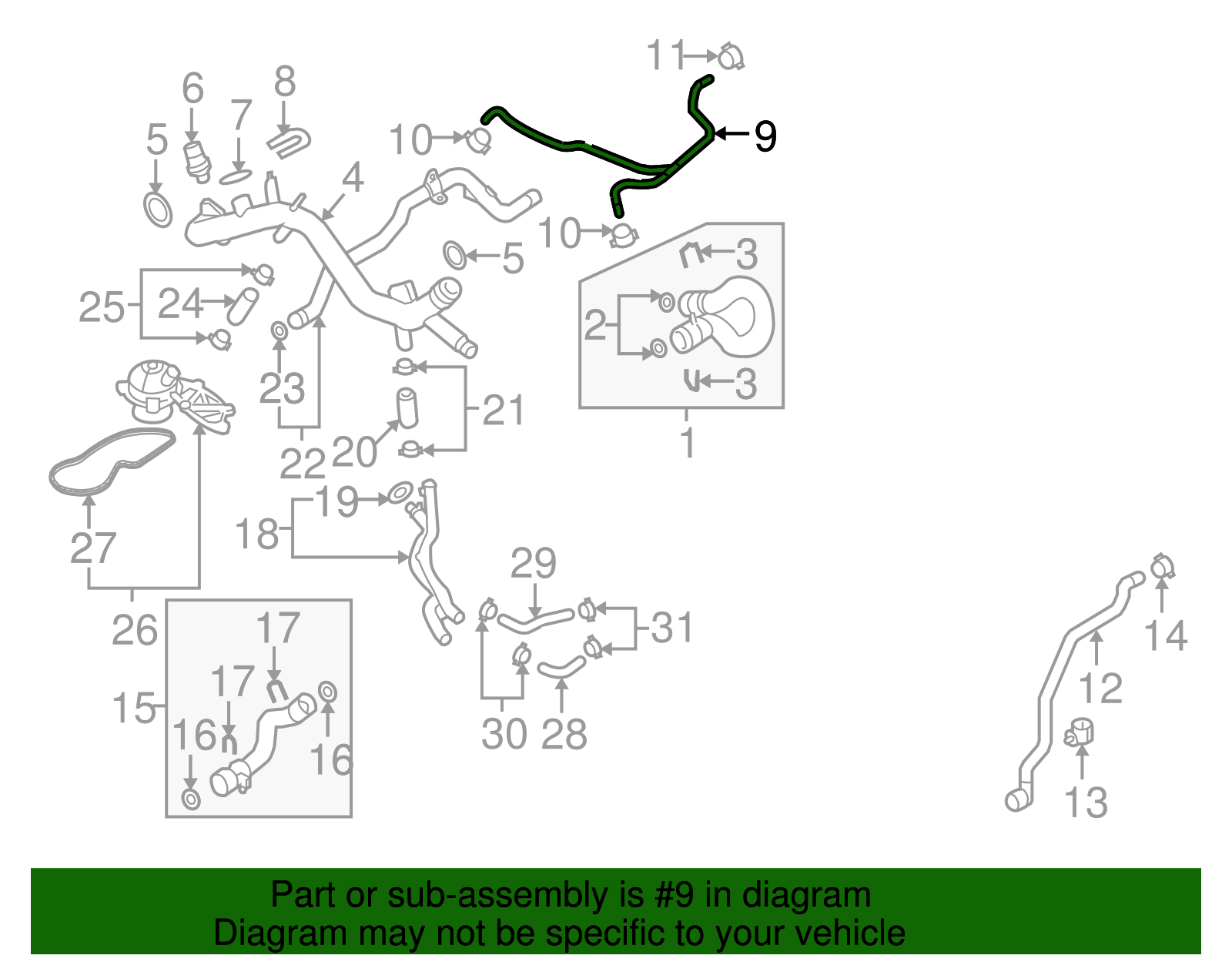 4F0-121-107-AG - Hose Assembly 2005-2011 Audi | Audi OEM Parts Guy