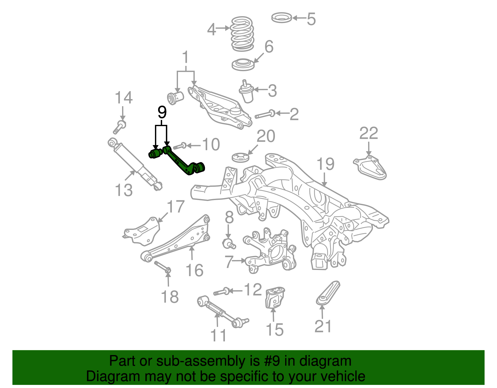 2006-2018 Toyota RAV4 Upper Control Arm 48790-42020 | OEM Parts Online