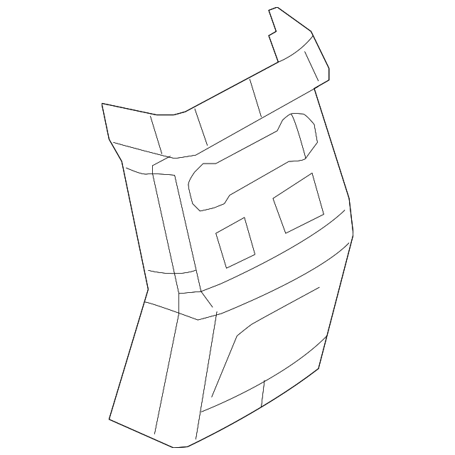 2016-2019 Ford Explorer | Rear Panel Trim | GB5Z-78045E24-AA | Walls ...