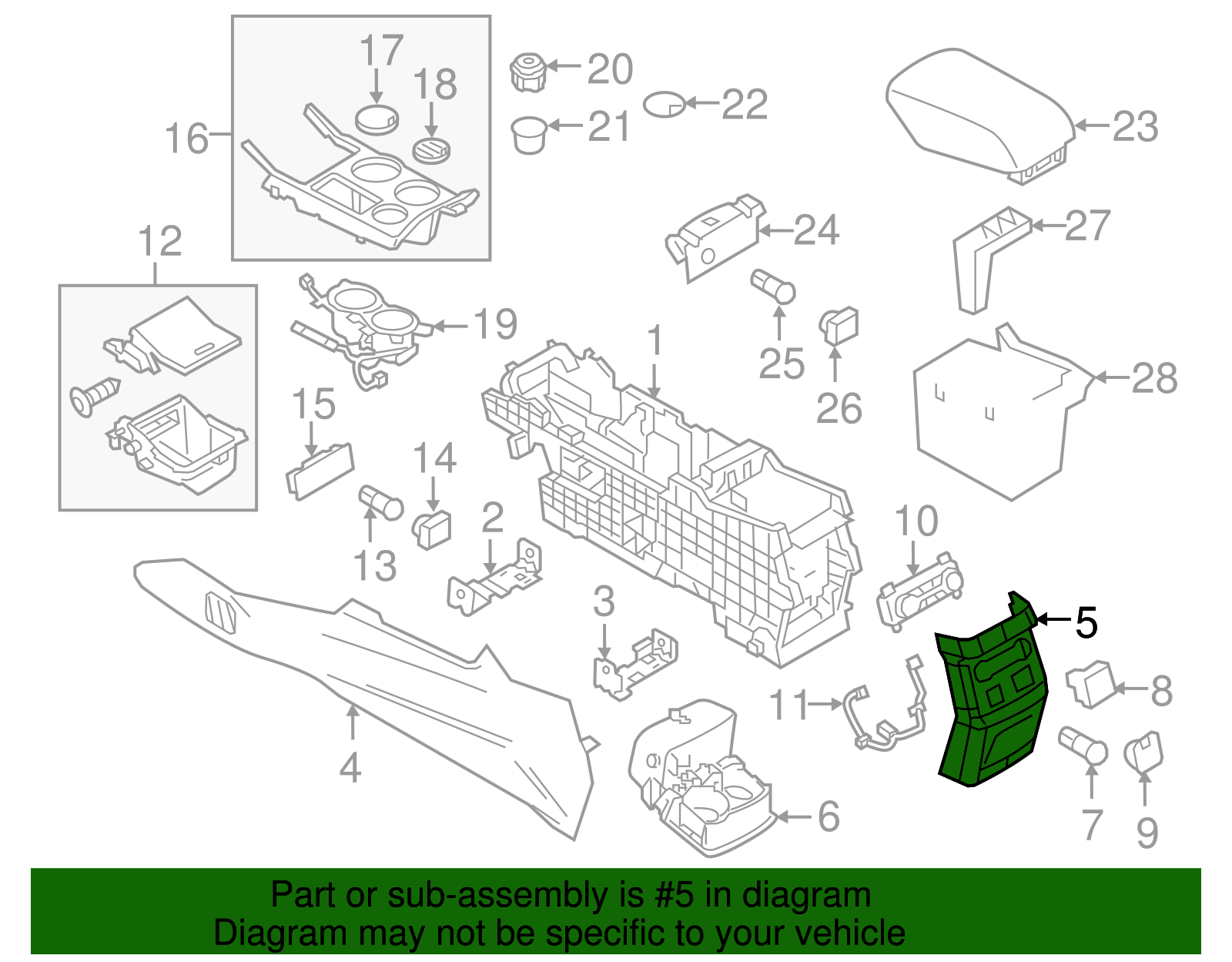 2016-2019 Ford Explorer | Rear Panel Trim | FB5Z-78045A36-BB | Walls ...