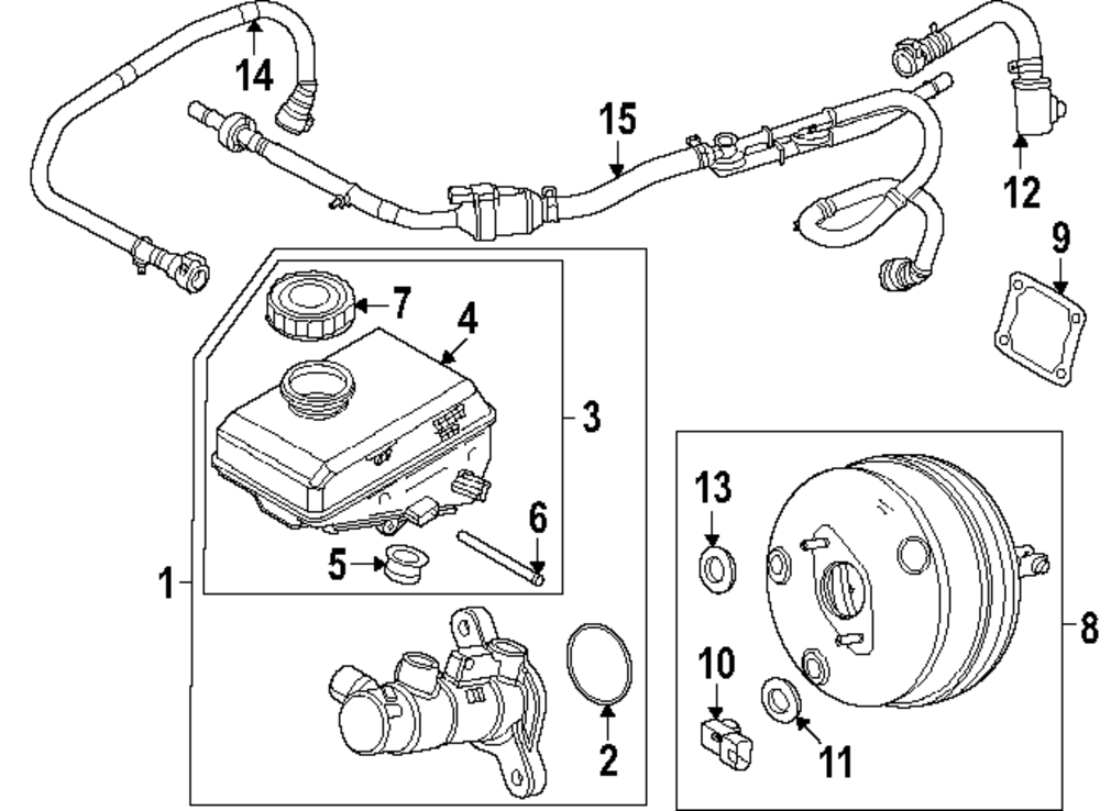 2021-2025 Ford Brake Master Cylinder Reservoir MB3Z-2K478-X | Ford OEM ...