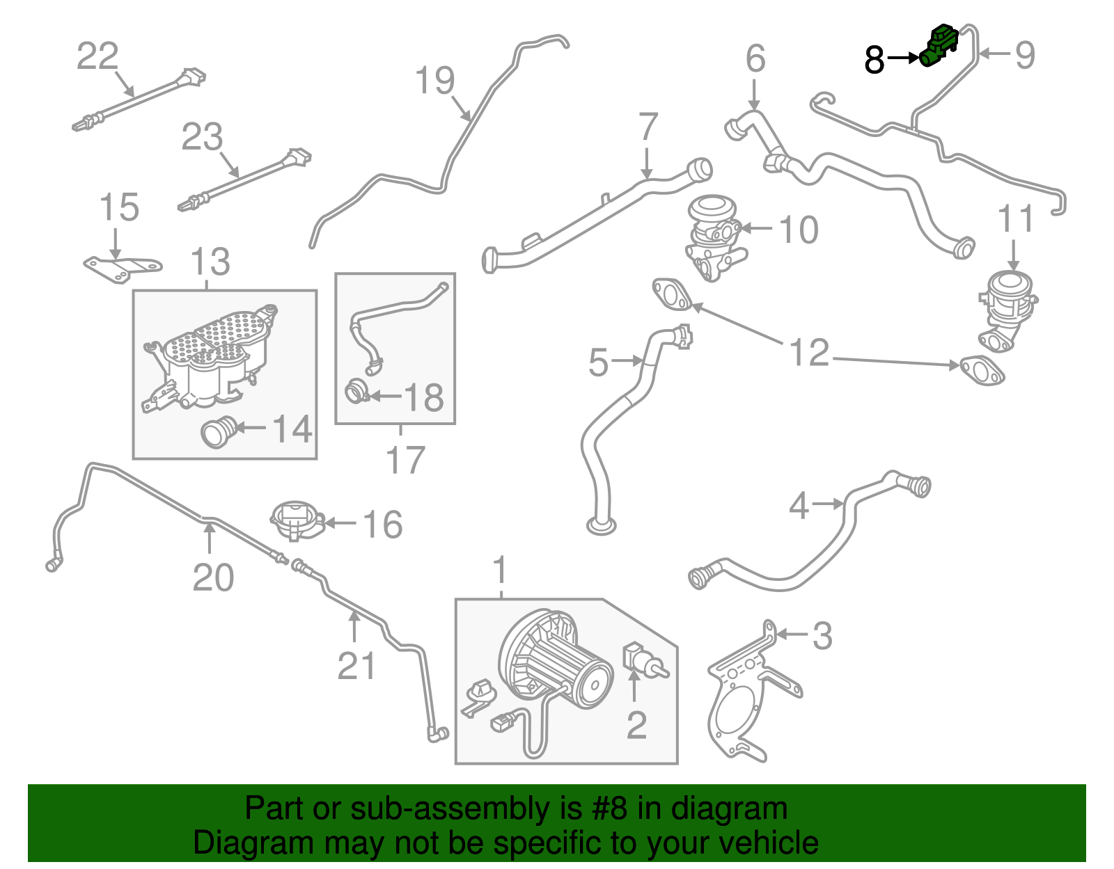 079-133-240-BD - Vapor Canister Purge Solenoid 2016-2018 Audi | Audi ...