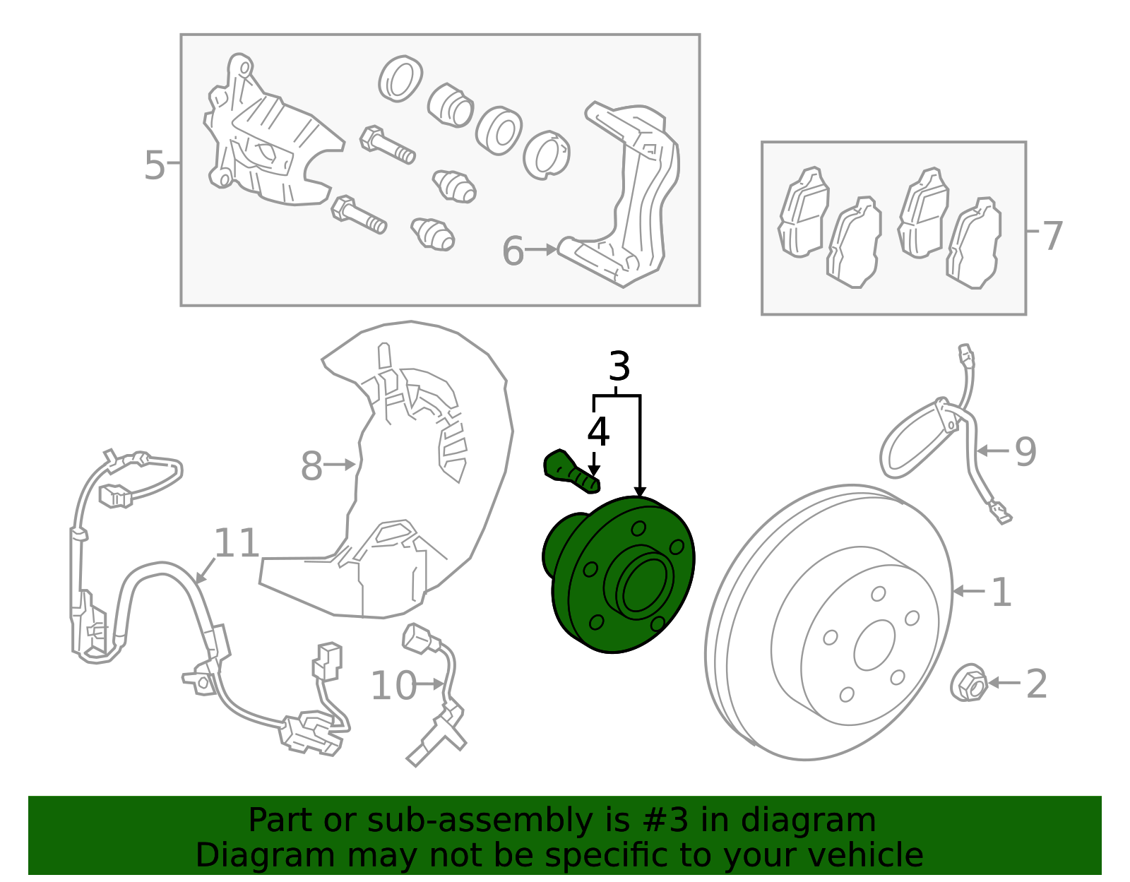 Hub Assembly 43550-0E011 | OEM Parts Online