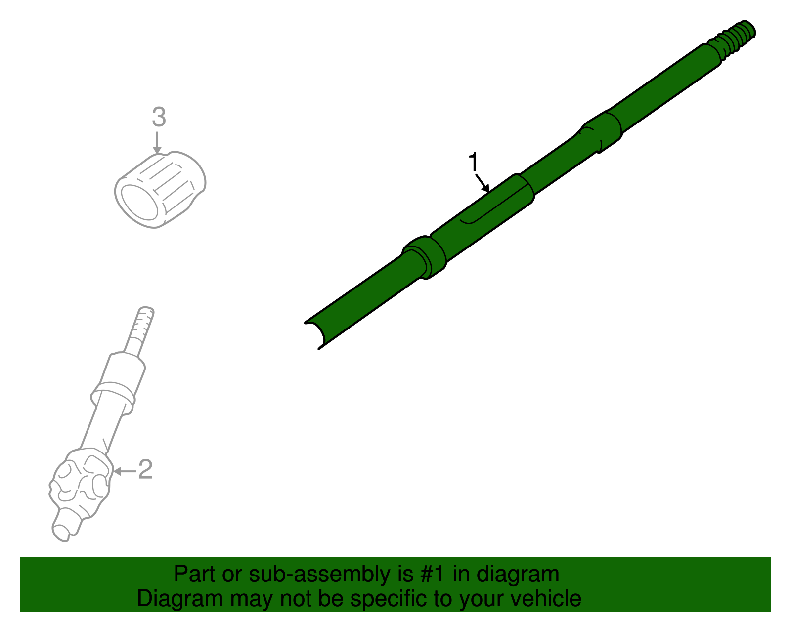 45210-42011 - Steering Shaft 2000 Toyota RAV4 | Toyota San Diego Parts