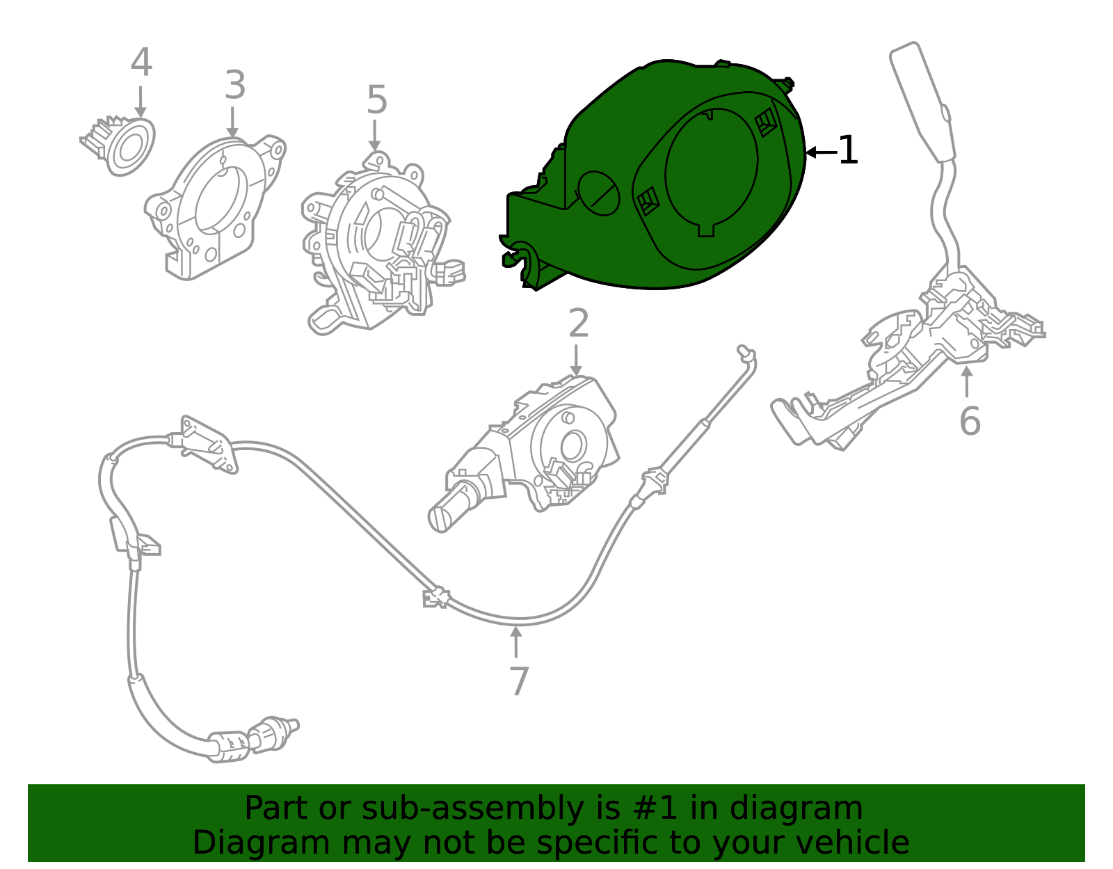 2016-2024 Nissan Column Cover 48470-9FV0A | Nissan Auto Parts