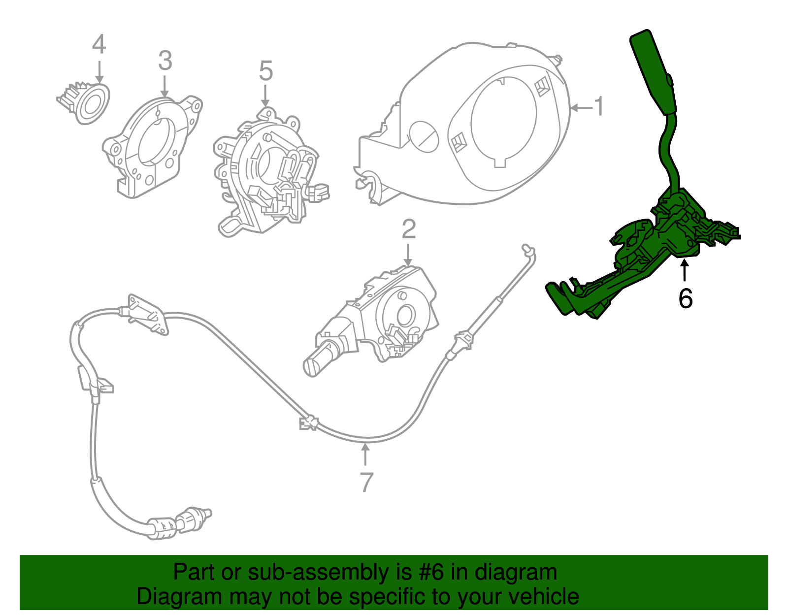2024 Nissan Gear Shift Assembly 34101-9FV2C | Sullivan Brothers Nissan