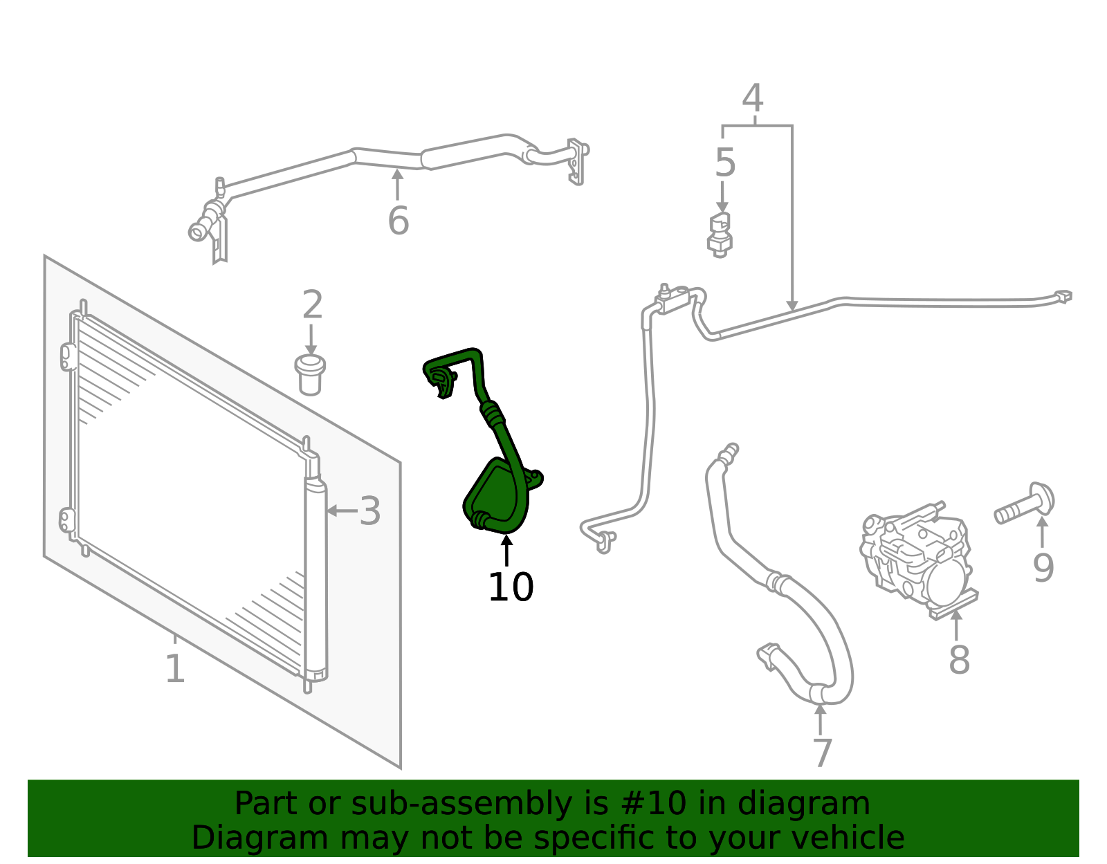 2012-2019 Toyota Prius C Discharge Hose 88711-52420 | Toyota Parts Center