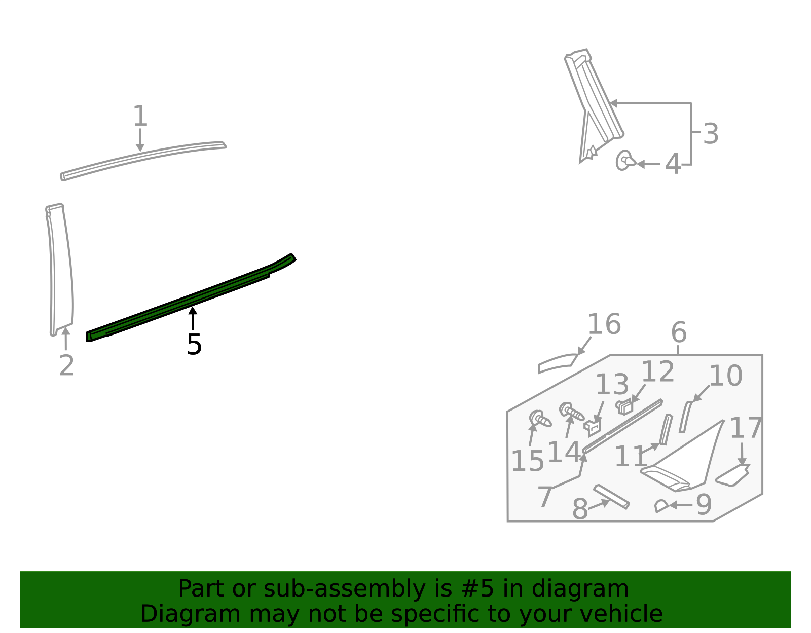 Door Belt Molding - OEM Water Seal & Trim Finish | AutoNation Parts