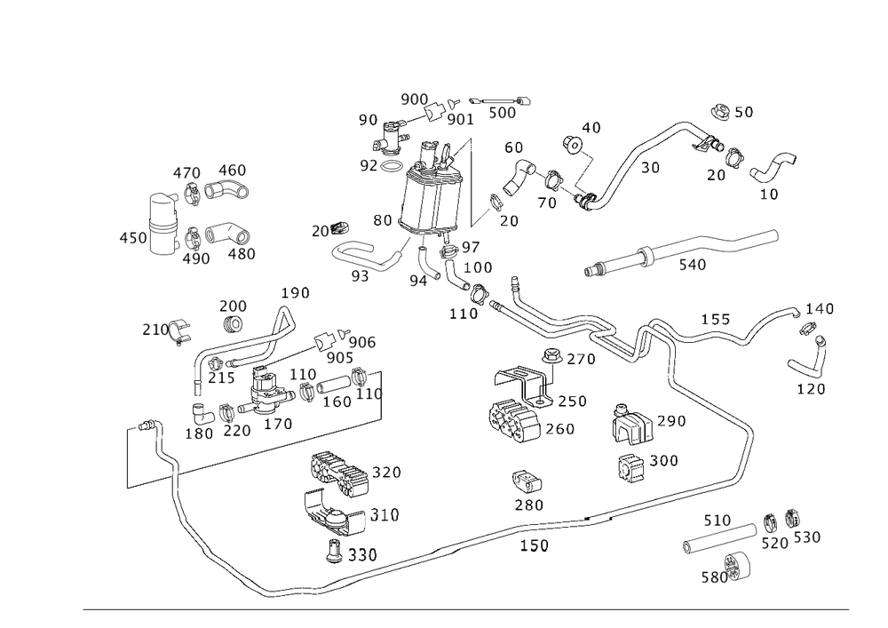 1994-2012 Mercedes-Benz Damping Container 171-476-01-16 | Benz Parts Online