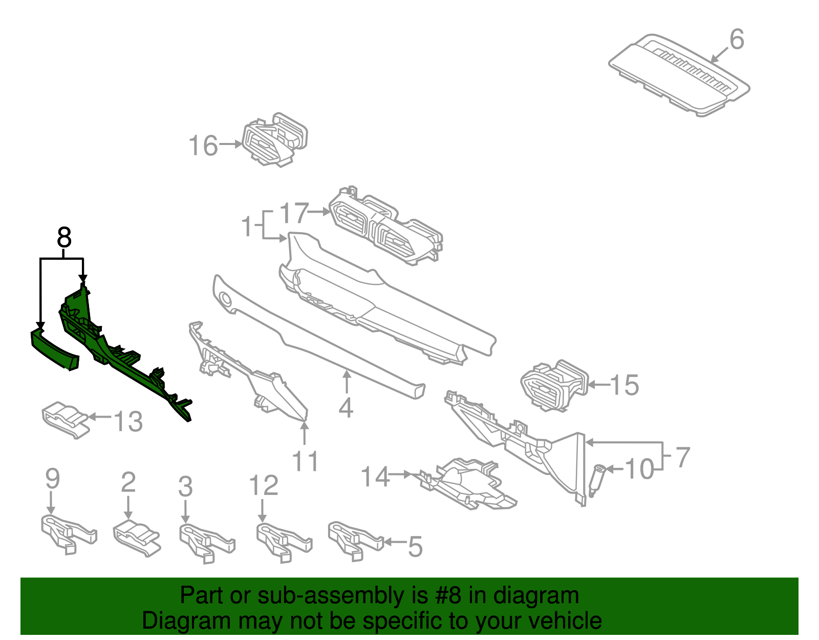 2020-2025 Mazda CX-5 Lower Panel KBG6-64-280-02 | Mazda Parts Deals