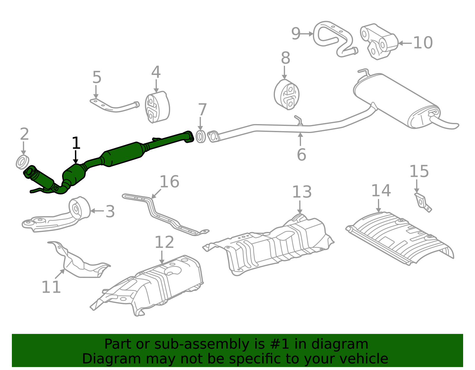17410-25690 - Exhaust Intermediate Pipe 2023-2026 Toyota Crown | Longo ...