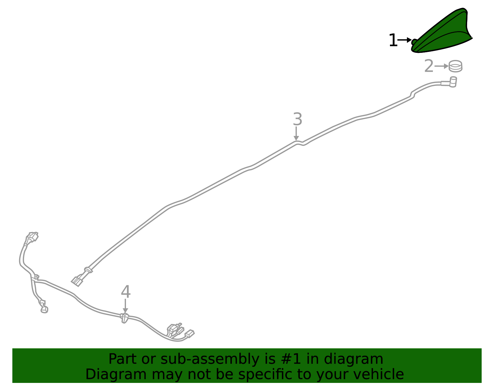Hyundai - 96210-B8300-W9U - Antenna - 2019 Hyundai | OEM Hyundai Parts ...