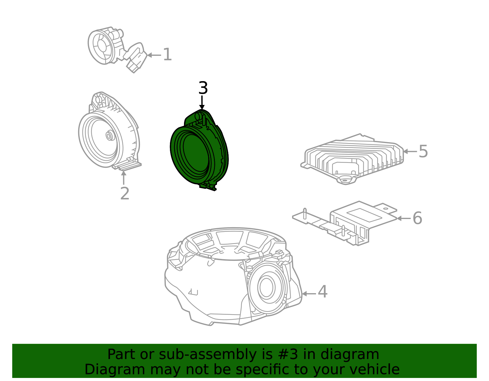 OEM Speaker 26216361 - Restore Crisp Sound Quality | AutoNation Parts