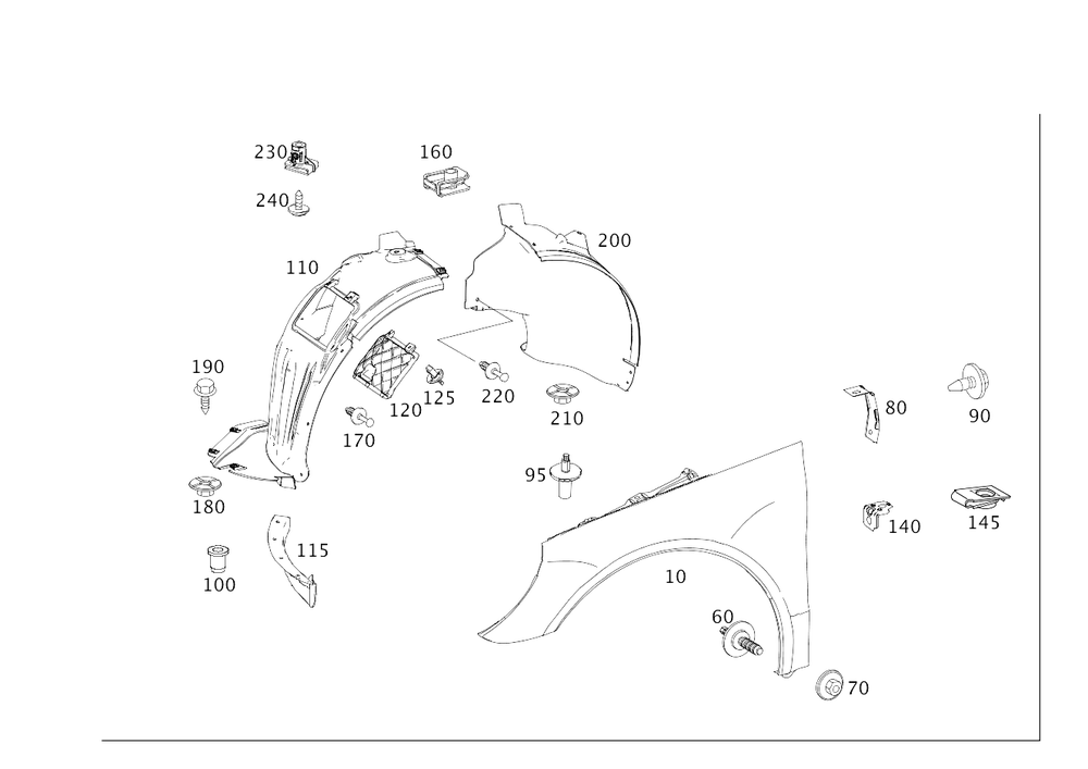 251-880-19-05 - 2006-2012 Mercedes-Benz - Cover | Buy Mercedes Parts Now