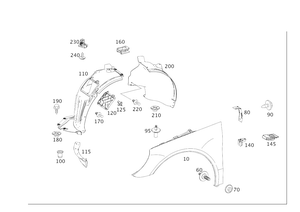 251-880-19-05 - 2006-2012 Mercedes-Benz - Cover | Buy Mercedes Parts Now