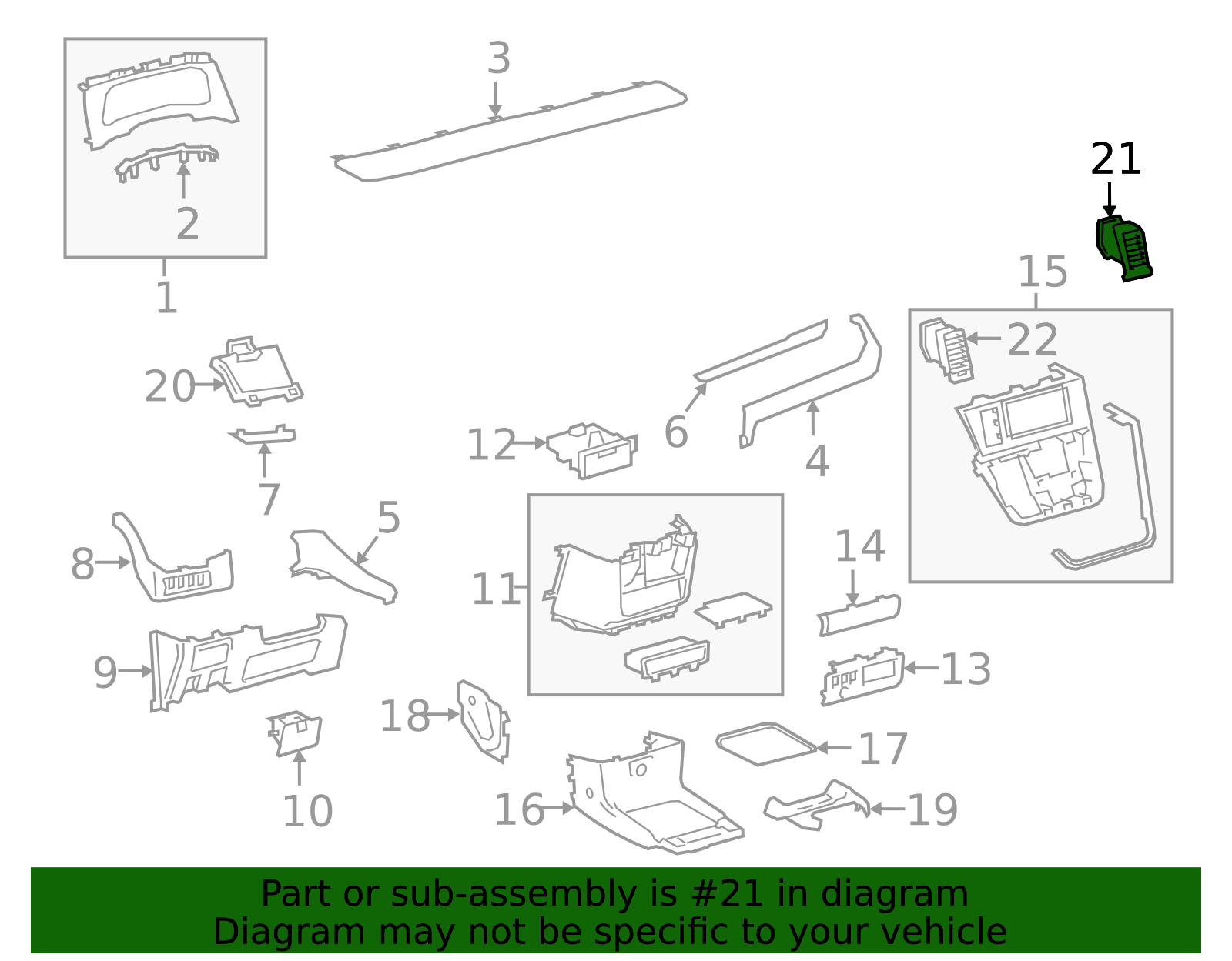 Dashboard Air Vent - Direct Airflow, OEM Style | AutoNation Parts