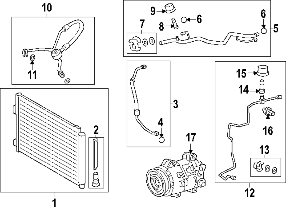 A/C Condenser 884A0-0E130 | Lexus OEM Parts Online