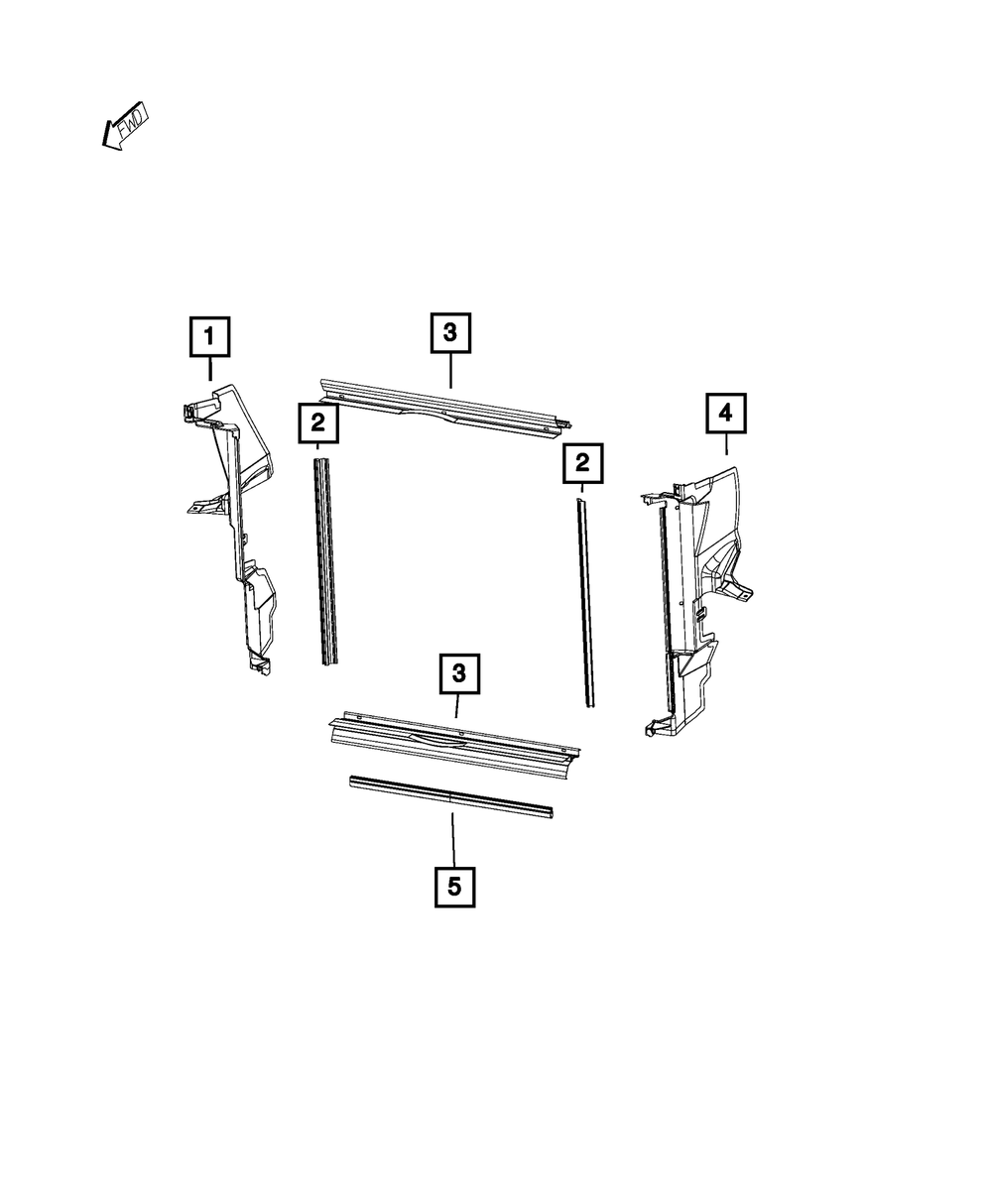 68212039AA - Radiator Shield The Official Mopar eStore