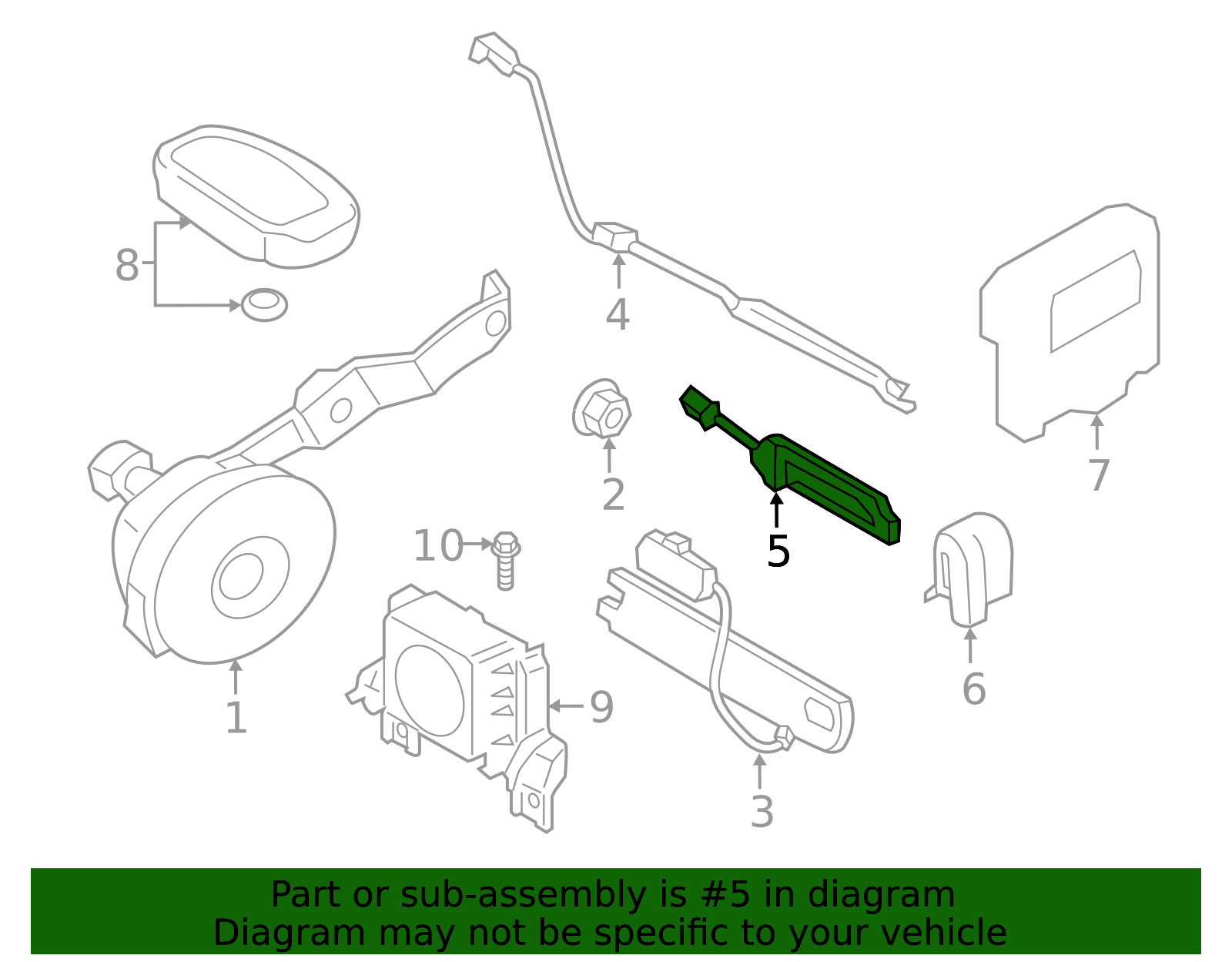 2018-2023 Hyundai Keyless Entry Antenna 95420-J4200 | MotorMotor
