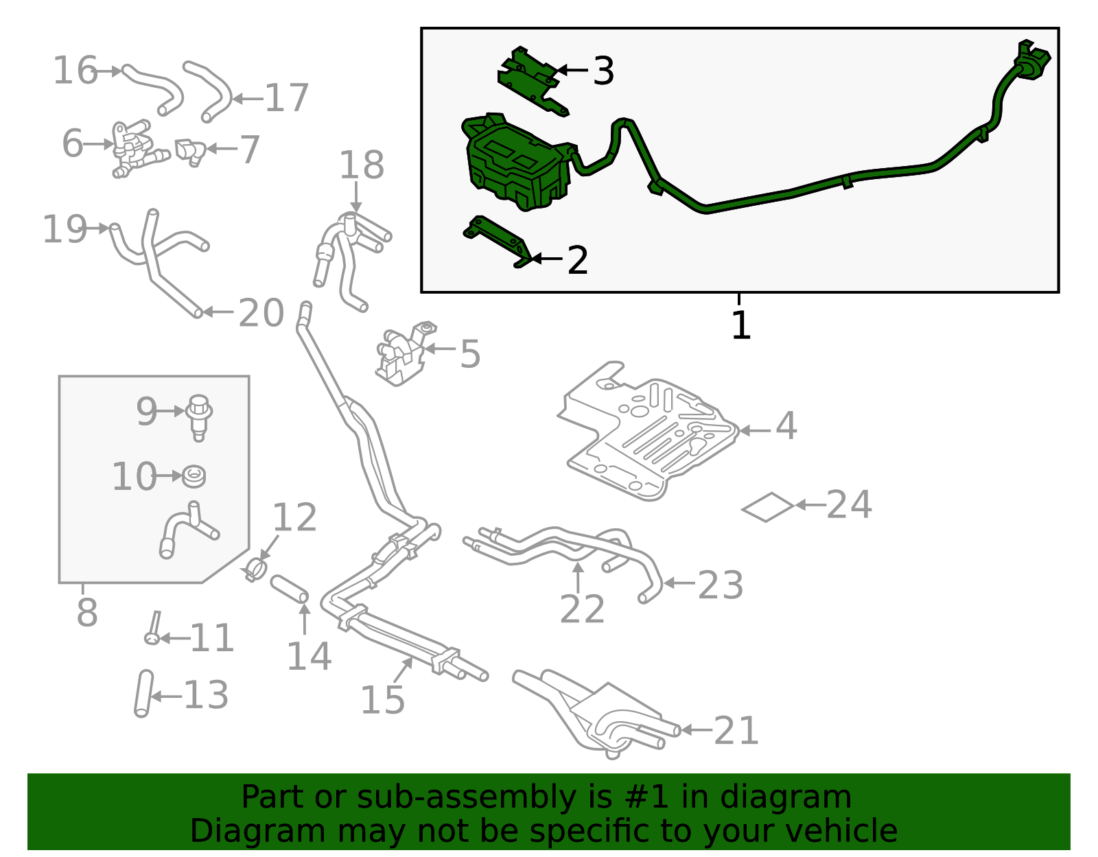 2018-2022 Mitsubishi Outlander PHEV Heater Element 7807A069 | Mitsu Parts