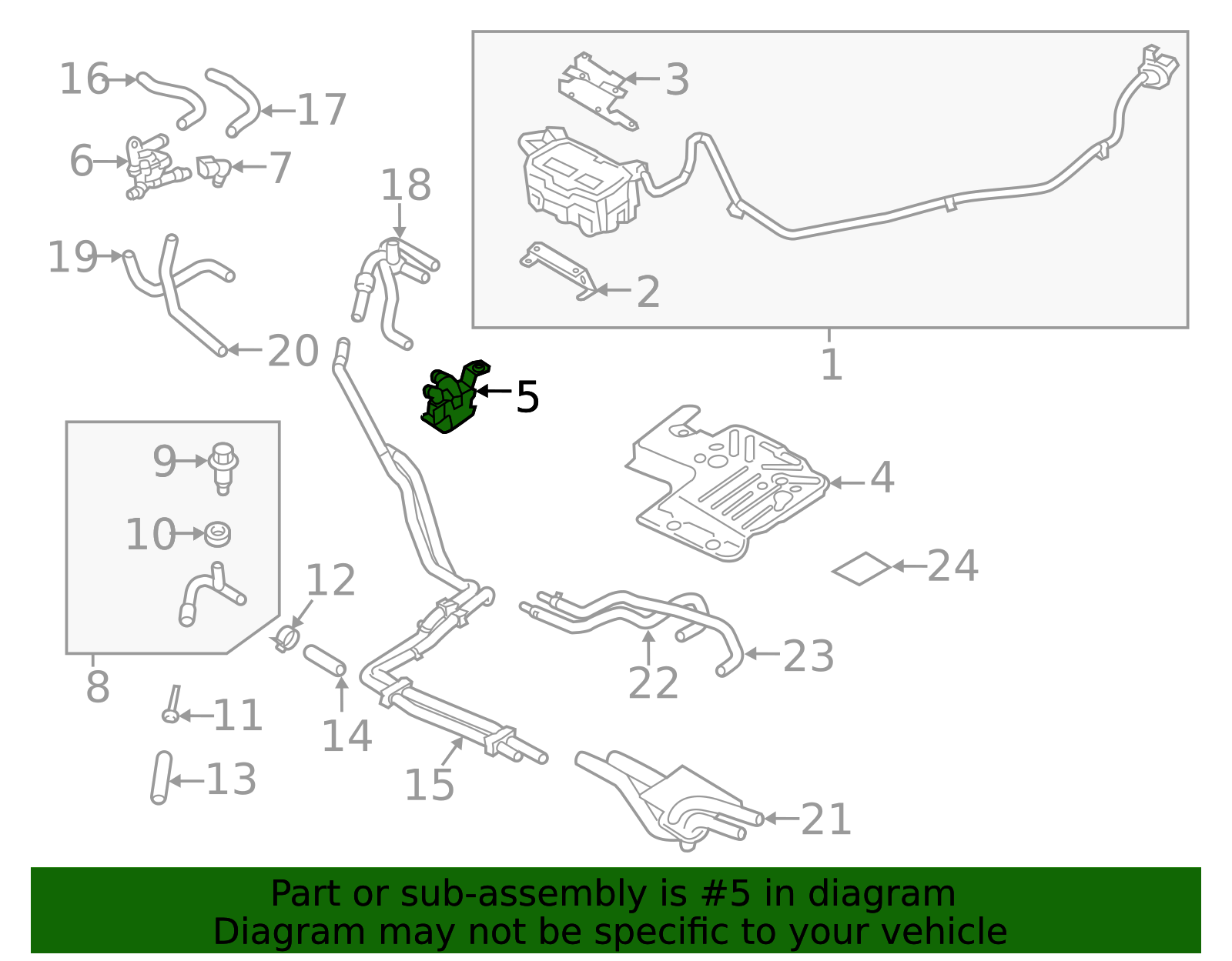 2018-2022 Mitsubishi Outlander PHEV Water Pump 92516W060P | Mitsubishi ...