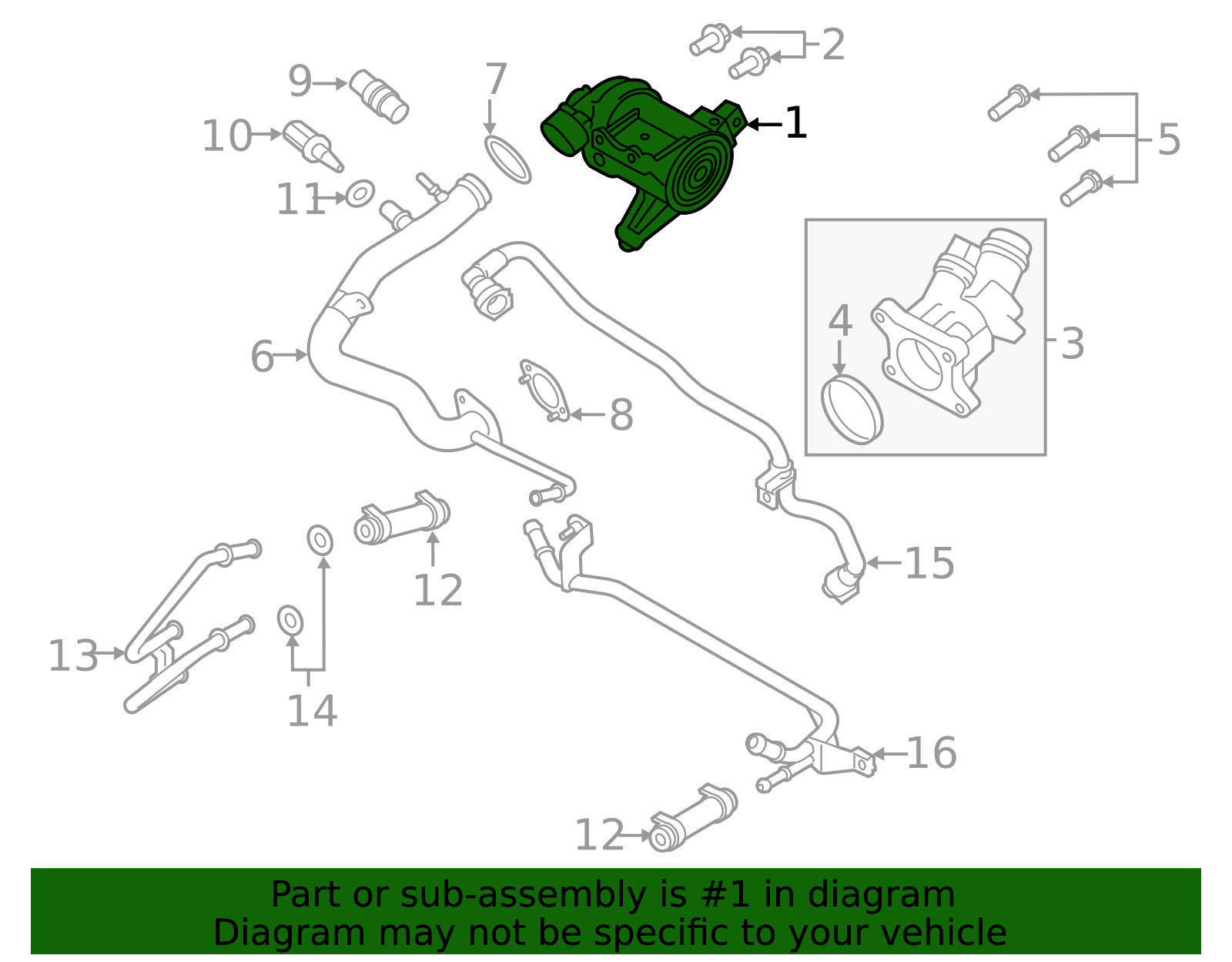 2020-2025 Volvo Auxiliary Pump 31493259 | TascaParts.com