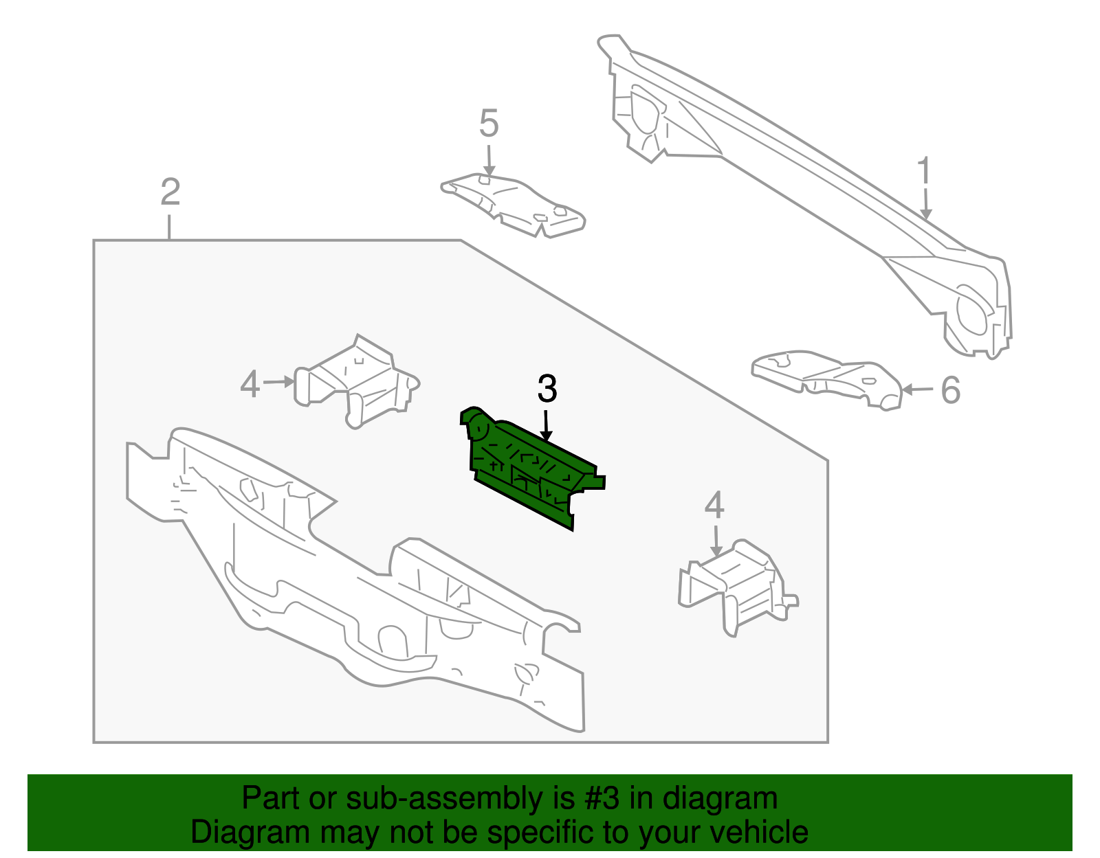 2005-2011 Mazda Tribute | Striker Reinforced | EF91-70-770B | Mazda Online Parts