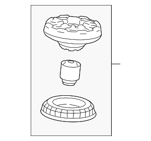 2010-2020 GM (Replaces 23129249) Suspension Strut Mount Insulator ...