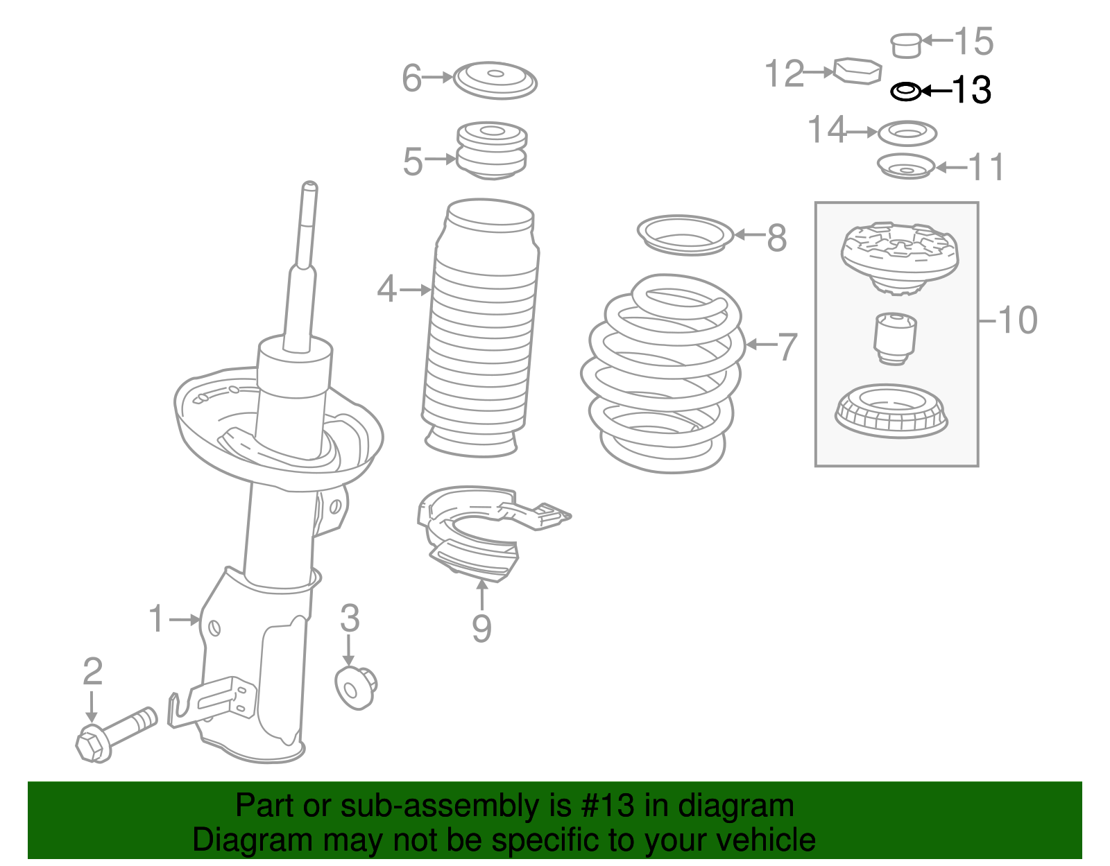 GM 11569638 M14x1.5 Multi-Purpose Nut | Genuine GM & AC Delco OEM Parts ...
