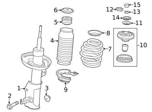 Struts & Components for 2014 Chevrolet Impala | Bob Johnson Chevy Parts