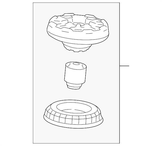2010-2020 GM (Replaces 23129249) Suspension Strut Mount Insulator ...