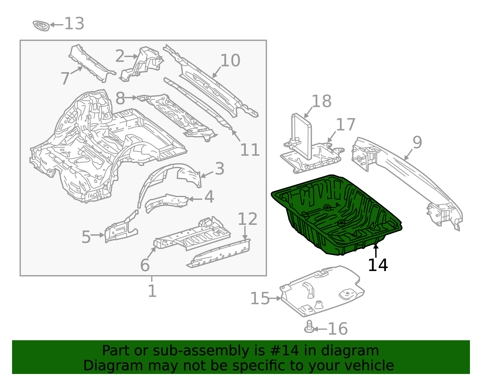 213-610-80-00-64 - Load Compartment Well 2017-2023 Mercedes-Benz ...