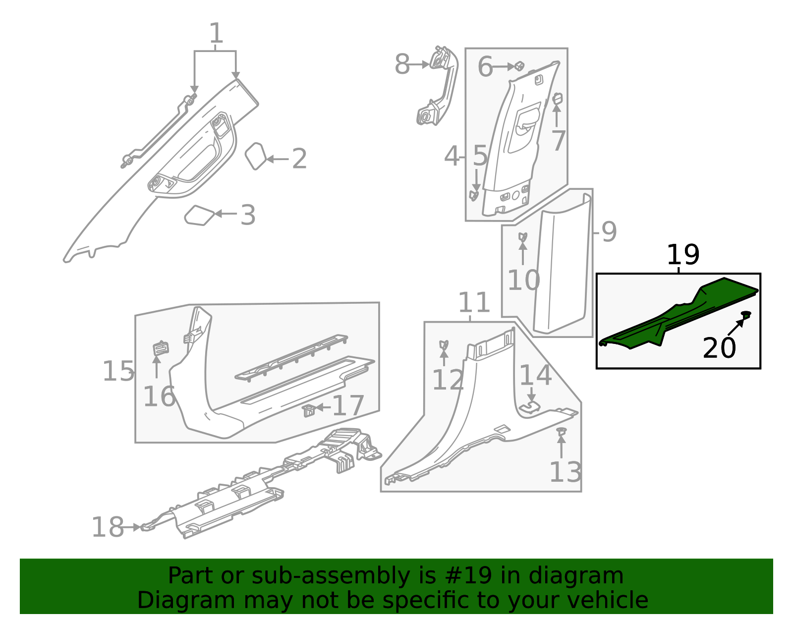 2021-2025 Chevrolet Suburban Rear Sill Plate 84546598 | Shop Matick ...