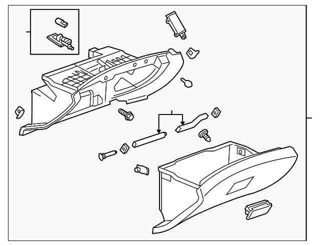 95174266 - OEM GM Glove Box Assy | GMPartsCenter.net | GM Parts Center