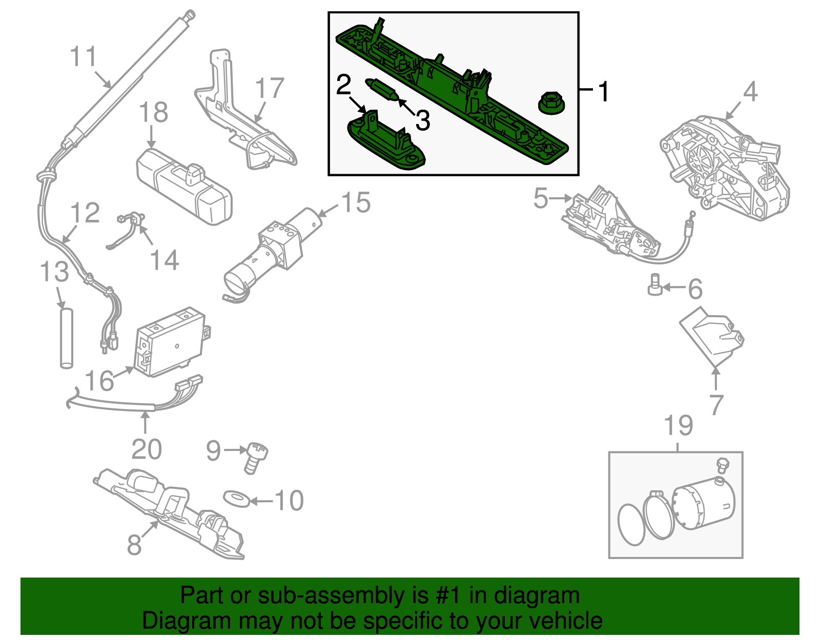 Genuine Handle, Outside for 2010-2017 Volvo XC60 | Part# 30753341 ...