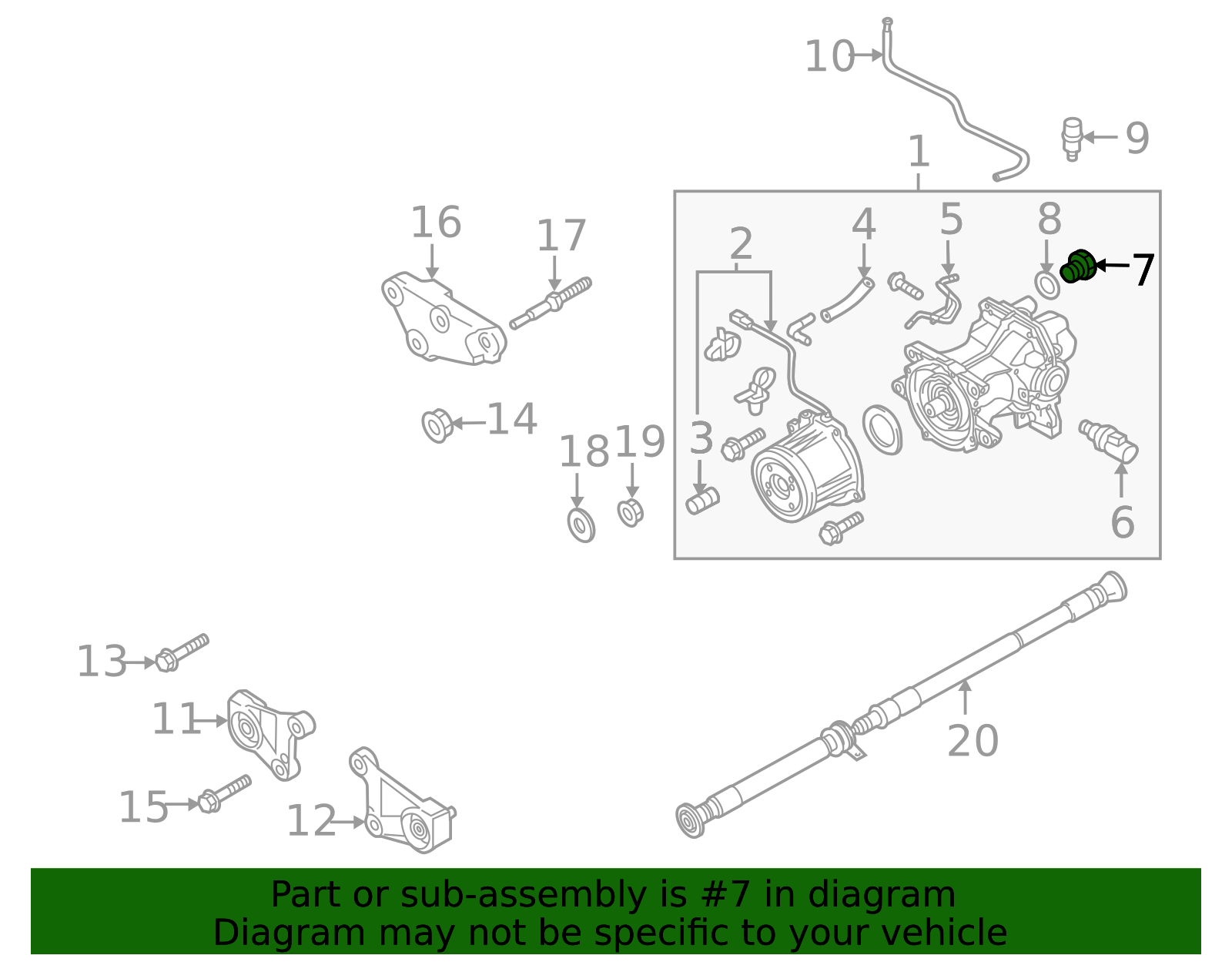 2010-2025 Mazda Drain Plug 9951-11-800 | QuirkParts