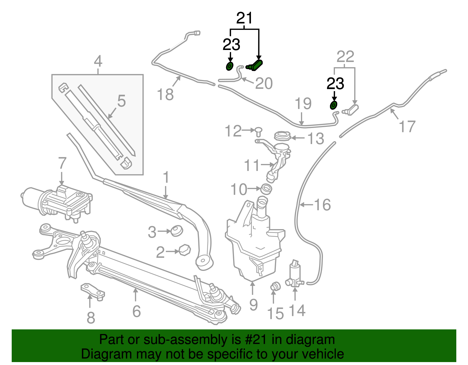 76810-TVA-A01 - 2018-2022 Honda - Nozzle Assembly | Honda Parts Cheap