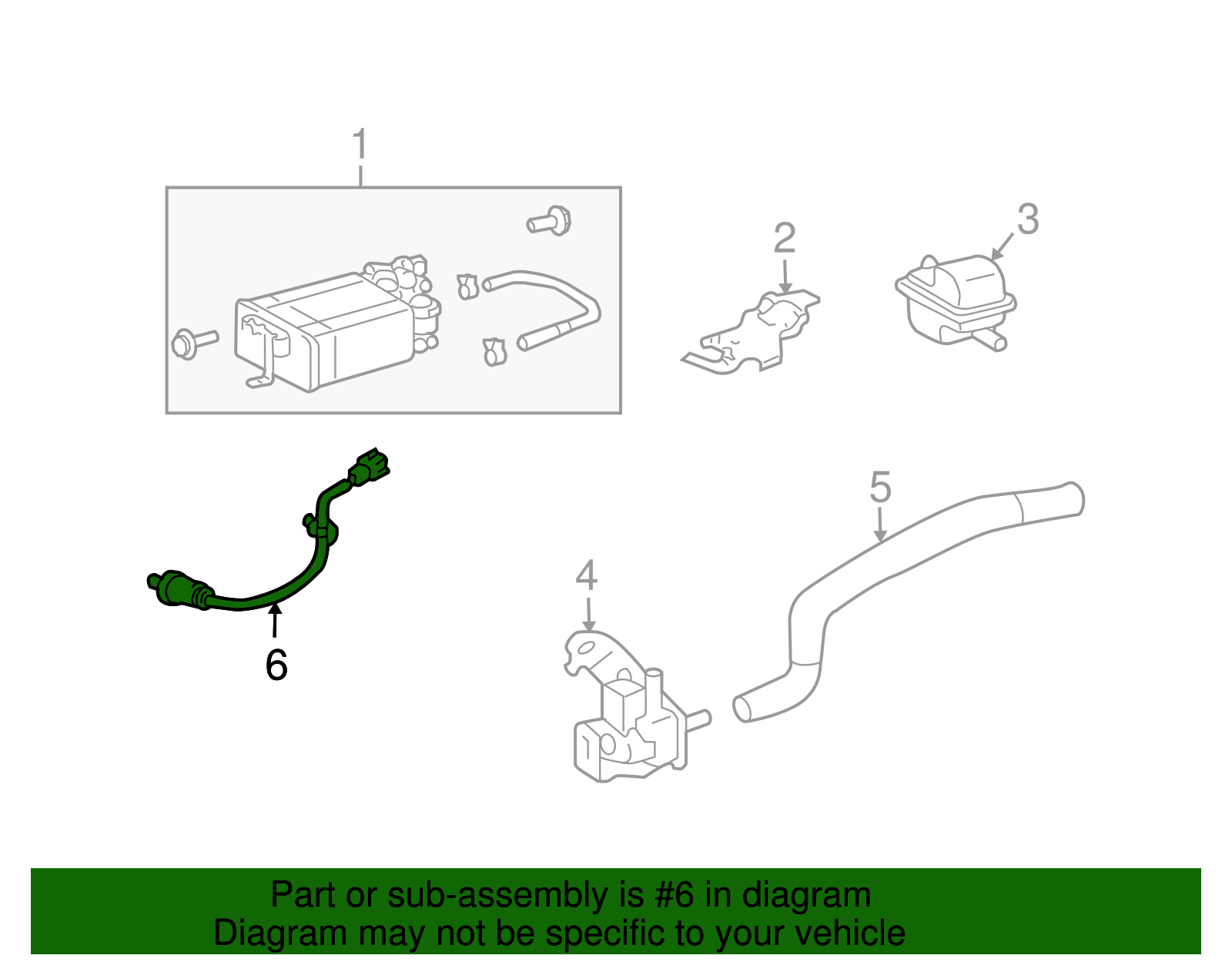 2008-2010 Toyota Highlander Oxygen Sensor 89467-0E090 | Toyota Parts Center