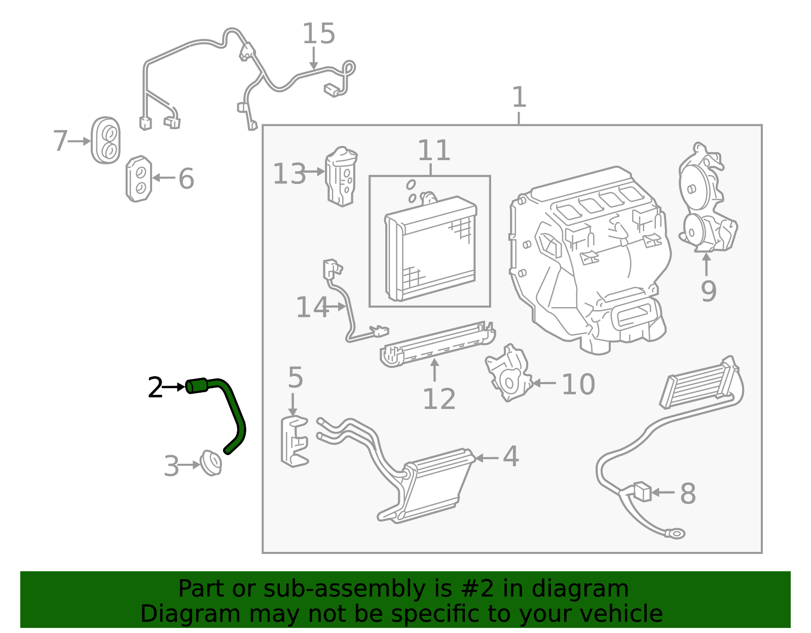 88539-33090 - High-Quality A/C Evaporator Drain for 2007-2018 Lexus ...