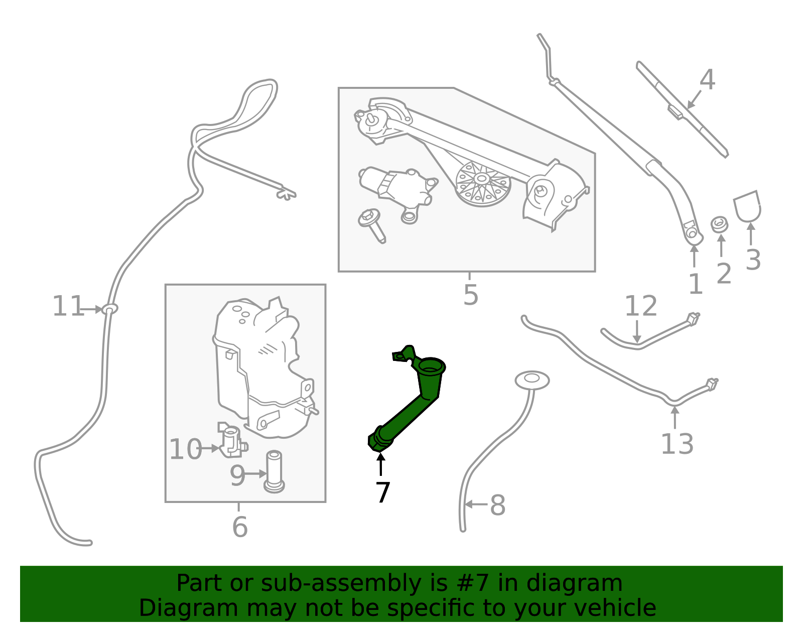 2019-2025 Nissan Altima Washer Fluid Reservoir Filler Pipe 28915-6CA0A ...