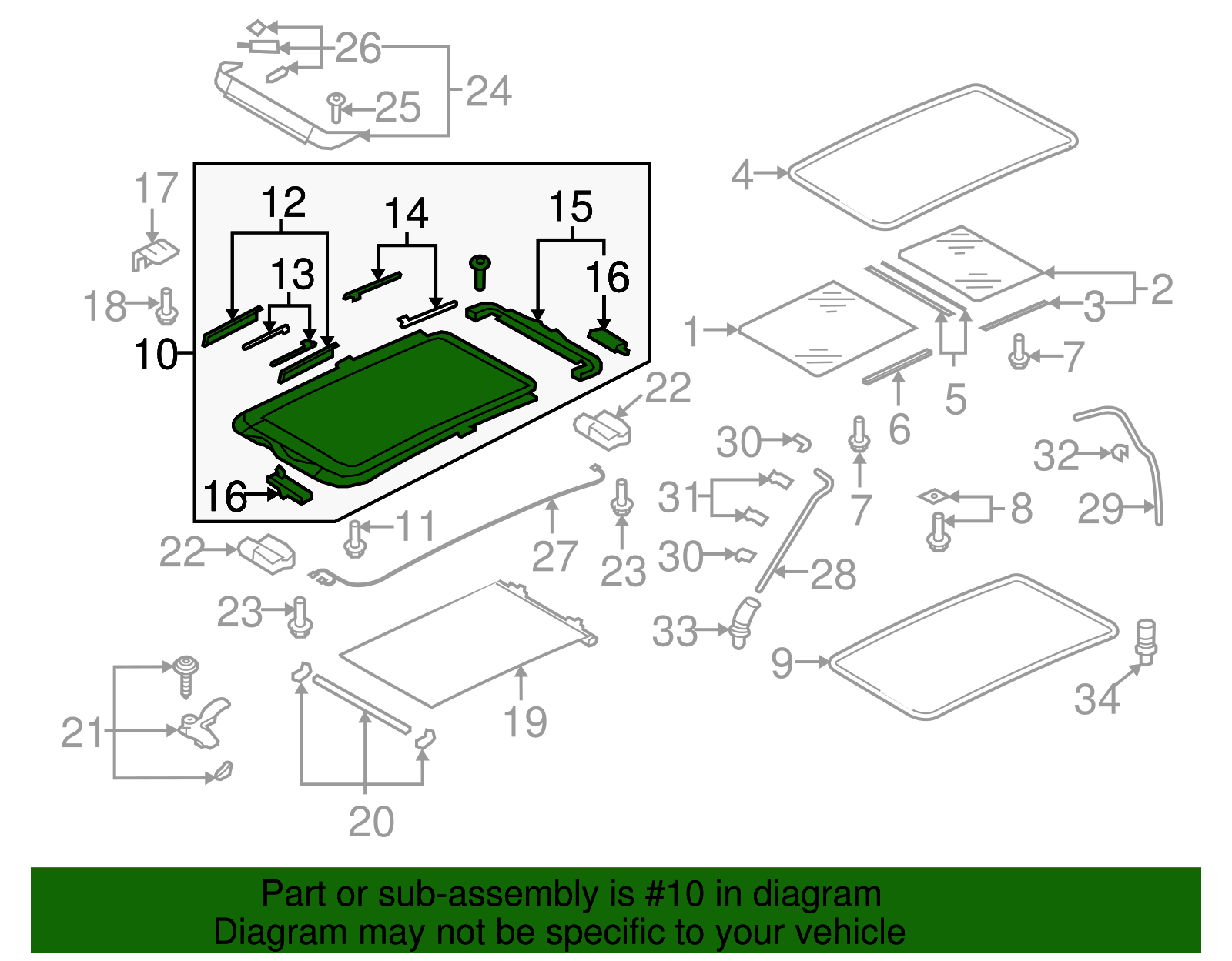 2009-2017 Volkswagen Frame Assembly 5N0-877-049-E | VW Direct Parts