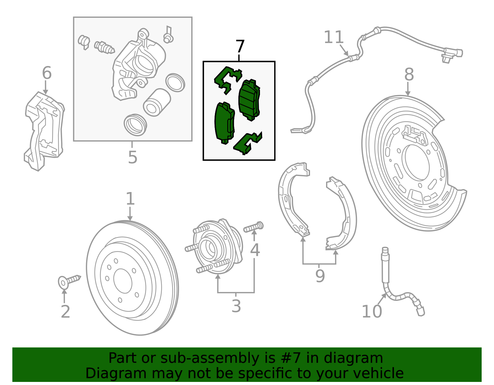 Buy Genuine GM Auto Parts - Pad (Part # 22857909) | GM Parts Store