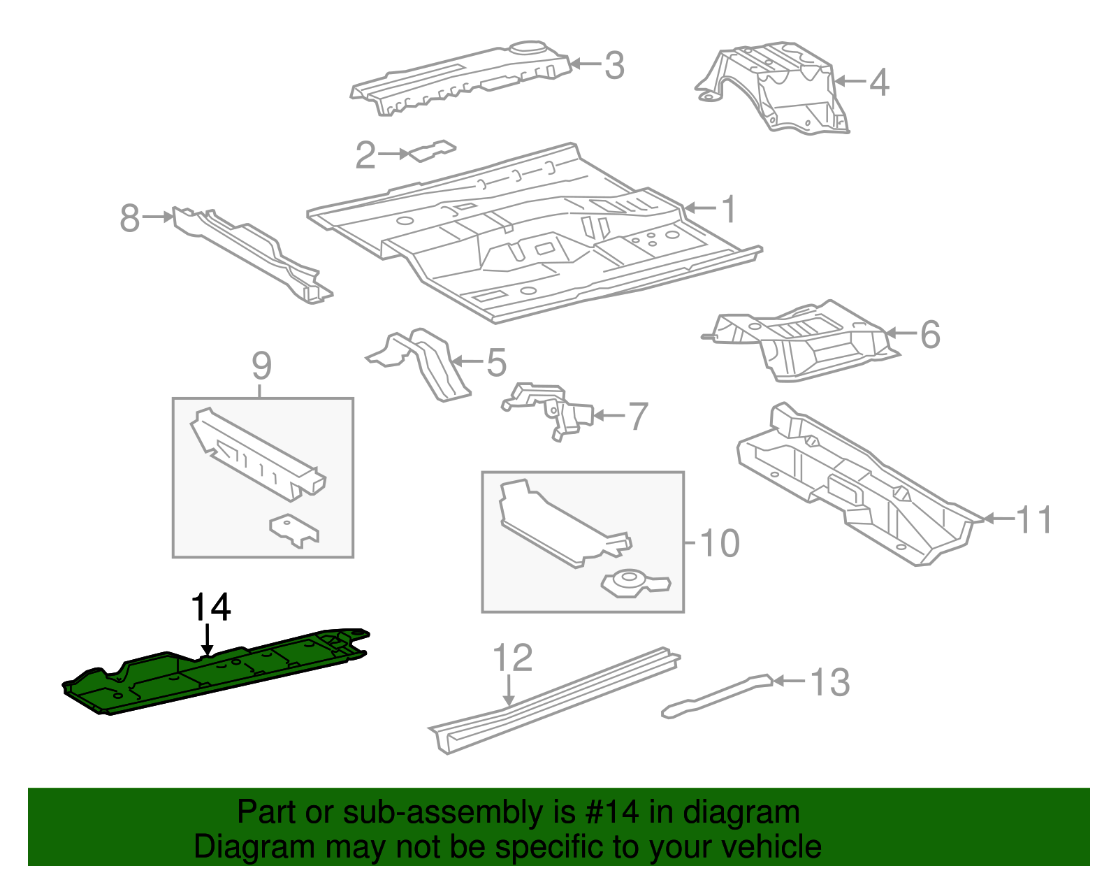 2012-2018 Toyota Under Cover 58398-06030 | Toyota Parts Center
